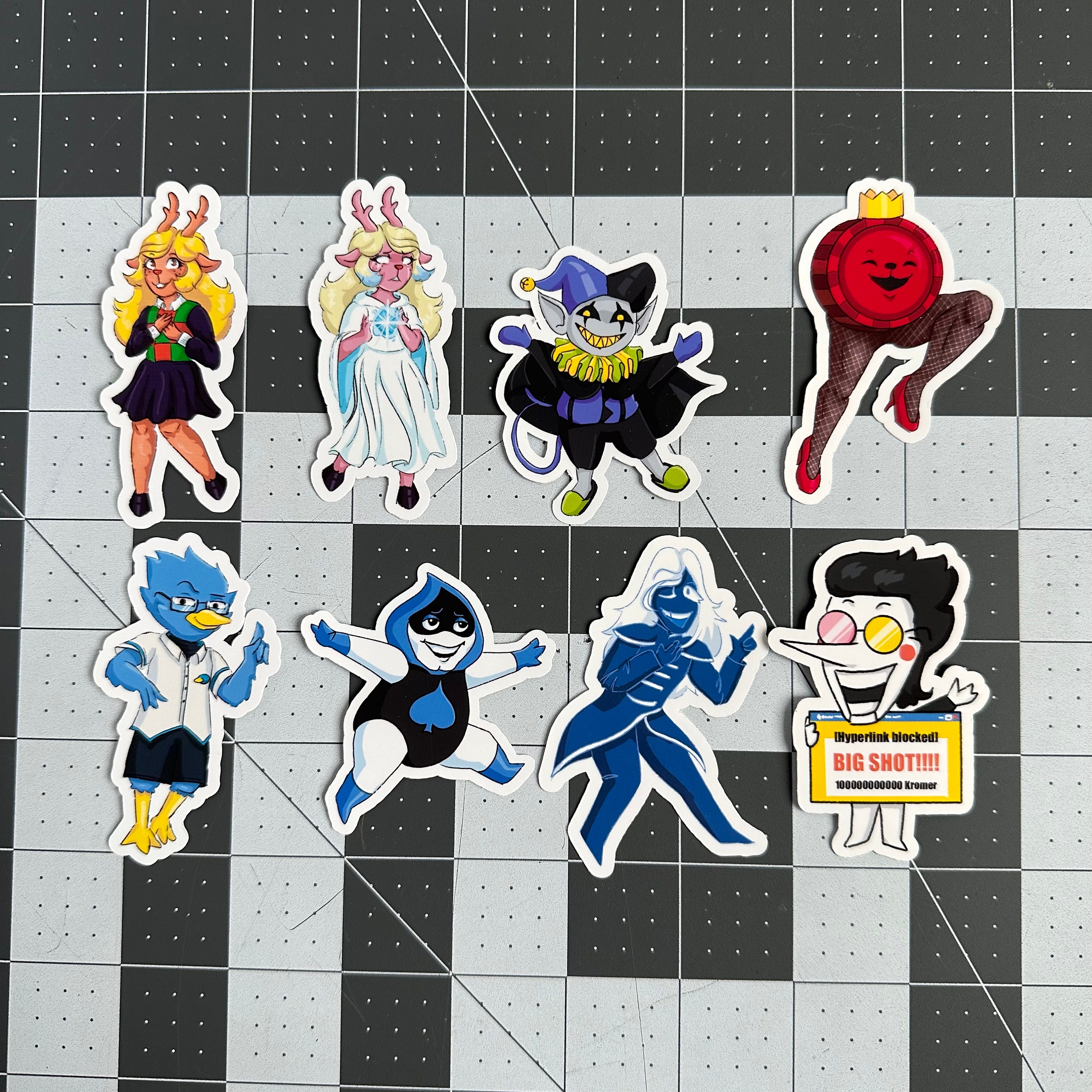 Deltarune Stickers || Lancer | Rouxls | Jevil | Noelle Holiday ...