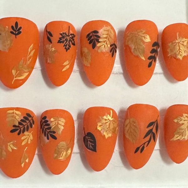 Fall Nails - Etsy