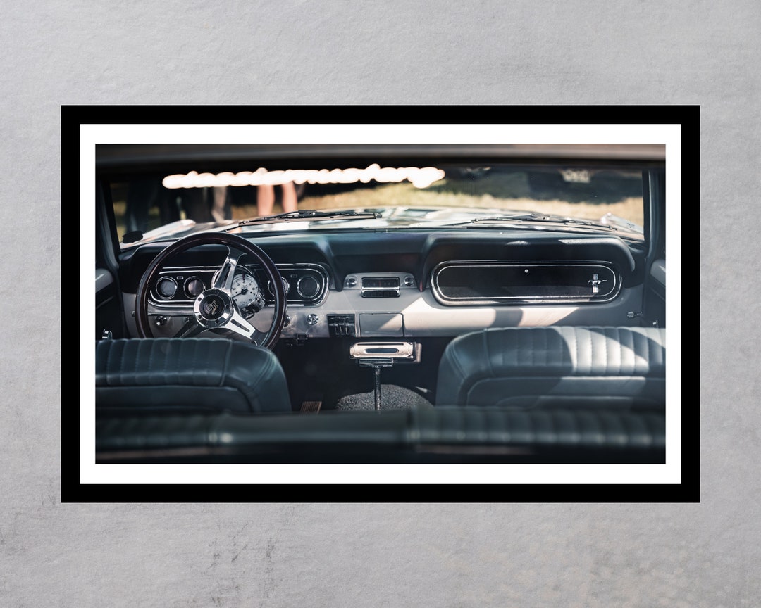 Ford Mustang Cockpit Vintage Car Classic Car File for - Etsy