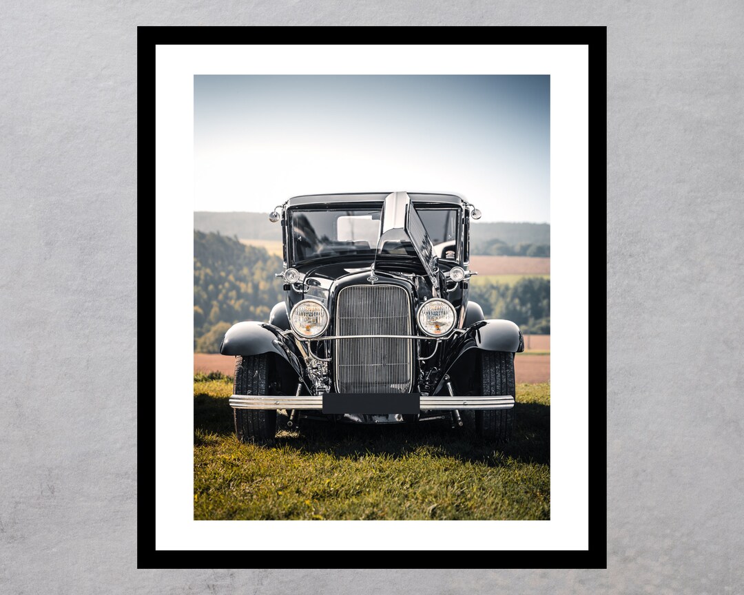 Ford Model A Pickup Front View Classic Car File for Download - Etsy
