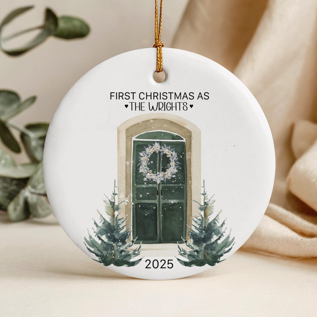 Personalized First Home Christmas Ornament: Custom Photo Memorial Gift ...