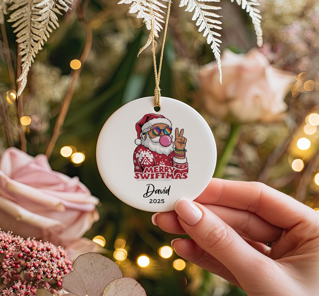 Personalized Merry Swiftmas Ornament, Custom Ornament, Christmas ...