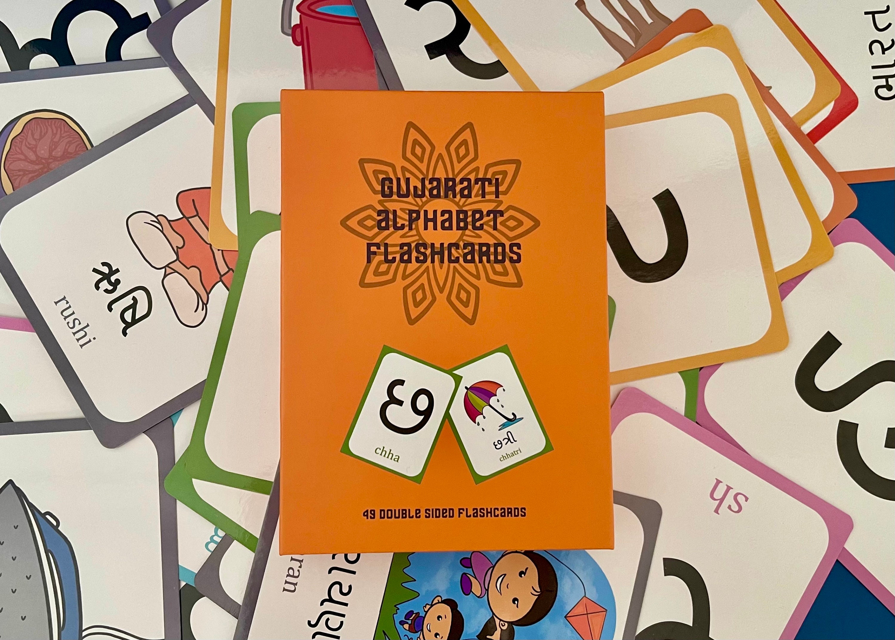Gujarati Alphabet Flashcards - Etsy