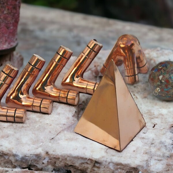 Copper Pyramid Connectors - Etsy