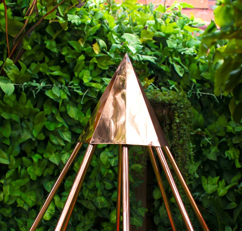 Copper Nonagonal Pyramid 9 Side Pyramid Complete Pyramids Set - Etsy