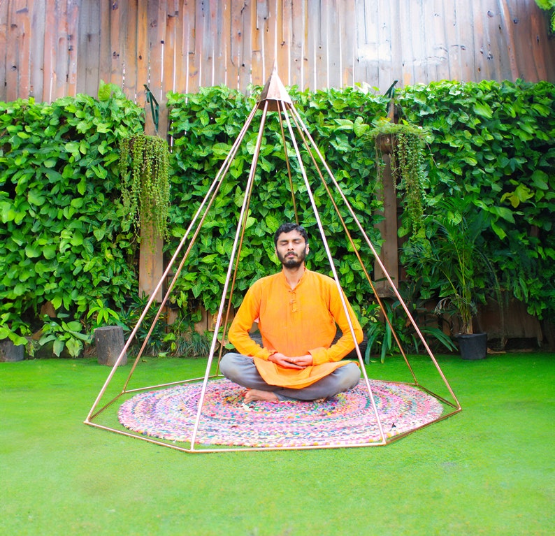 Copper Nonagonal Pyramid 9 Side Pyramid Complete Pyramids Set - Etsy