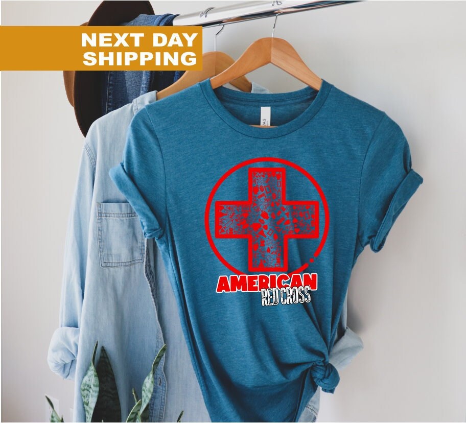 American Red Cross Nurse Shirt, Medical Red Cross Shirt, National ...
