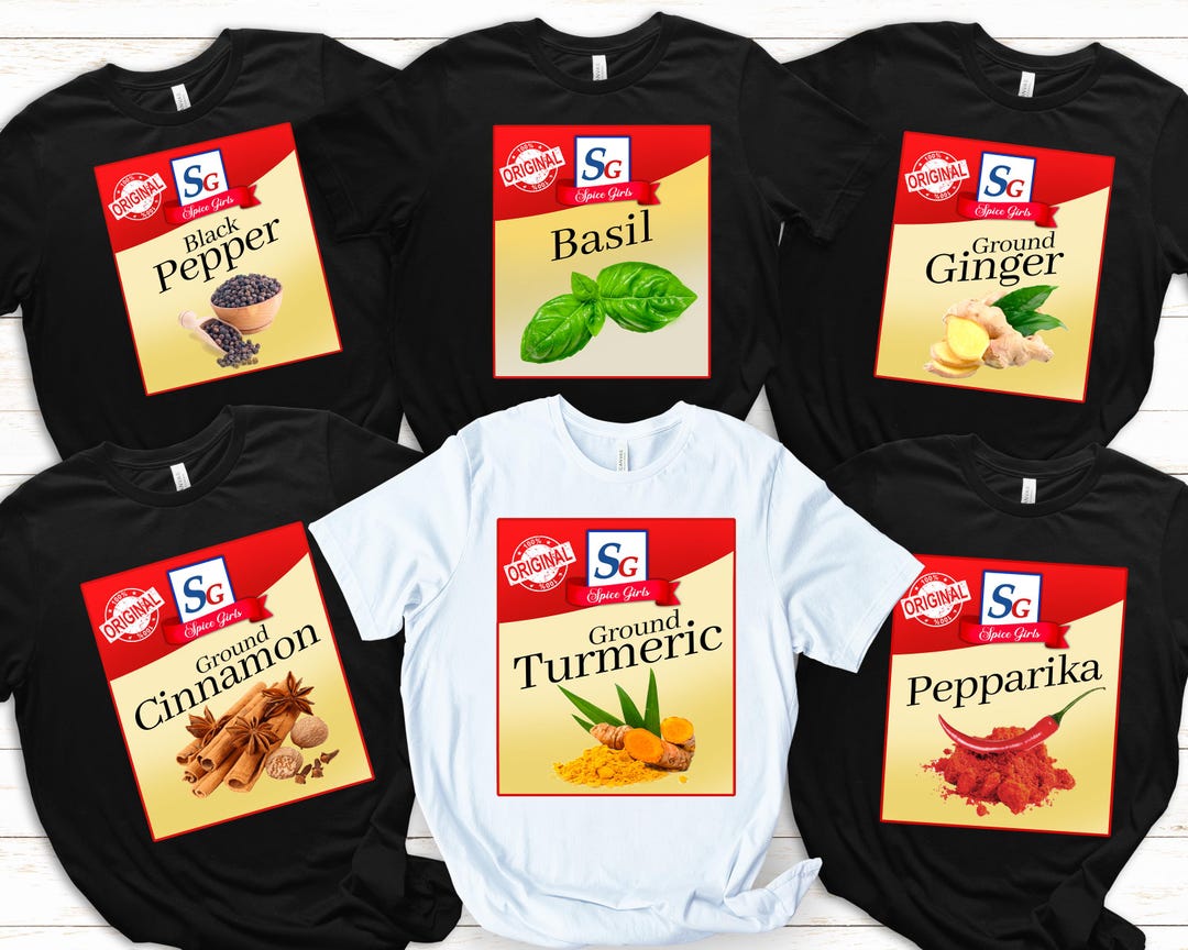 Spice Girls Halloween Costume,spice Girl Group Shirt,spice Girl ...