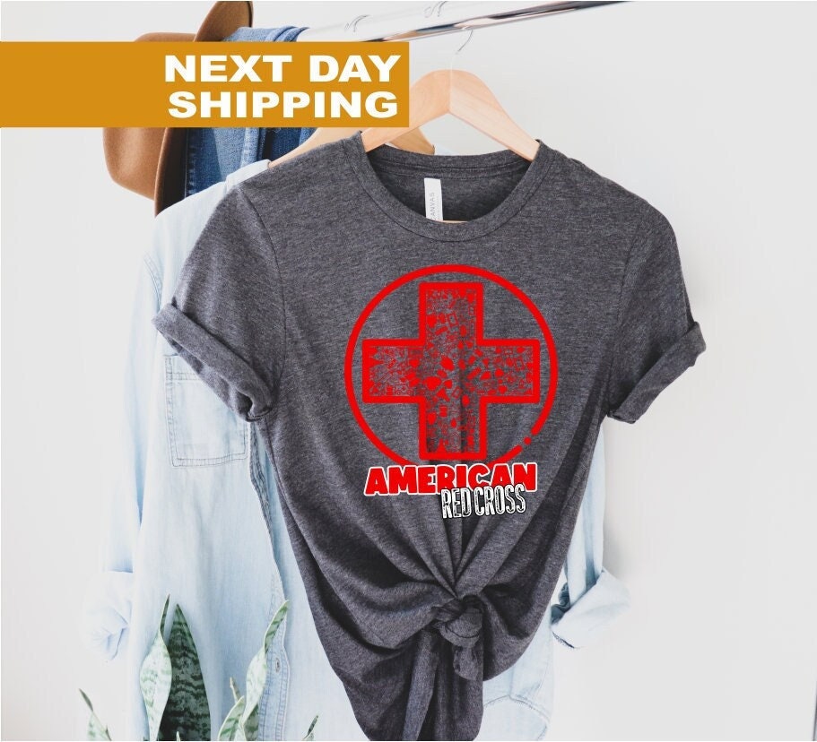 American Red Cross Nurse Shirt, Medical Red Cross Shirt, National ...