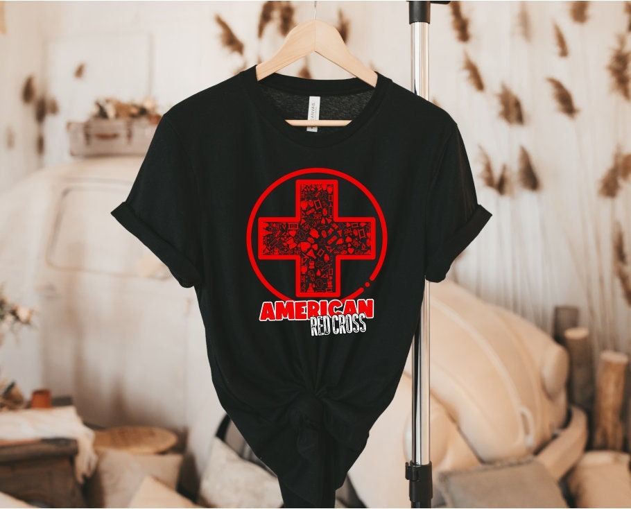 American Red Cross Nurse Shirt, Medical Red Cross Shirt, National ...