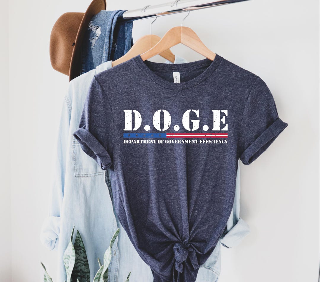 DOGE Department of Government Efficiency Shirt, D.O.G.E. Patriotic ...