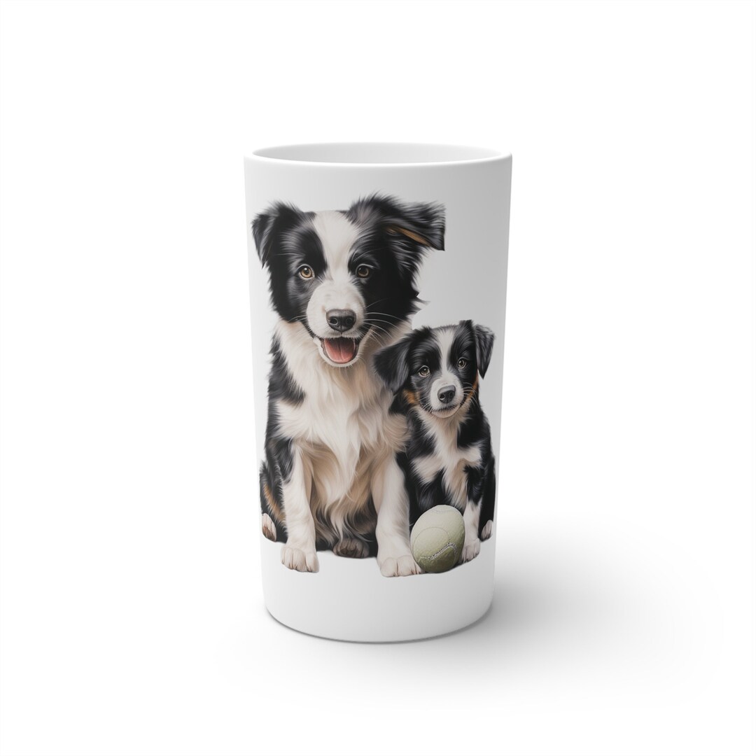 Border Collie Conical Coffee Mugs 3oz Espresso Size - Etsy