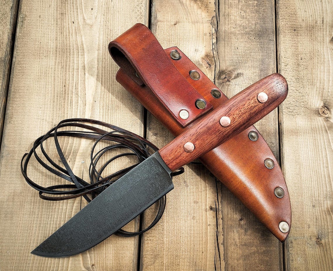 Handmade, Custom, Bushcraft, Hunting, Hudson Bay Knife. - Etsy