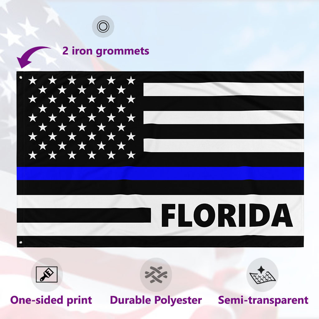 Custom Thin Blue Line Flag | Personalized Police Flag USA | Law ...