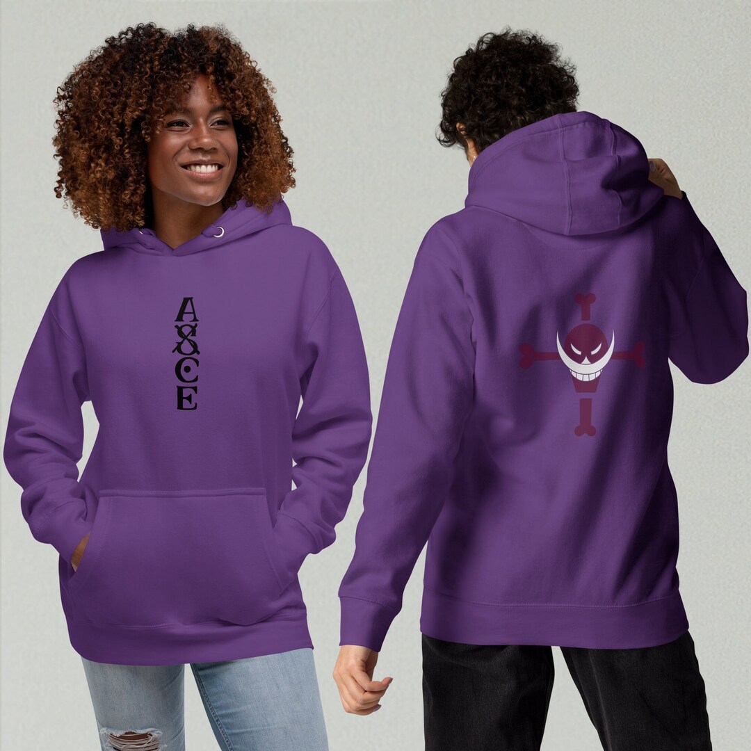 ASCE One Piece Hoodie, Ace Hoodie, Anime Hoodie, One Piece Sweatshirt ...