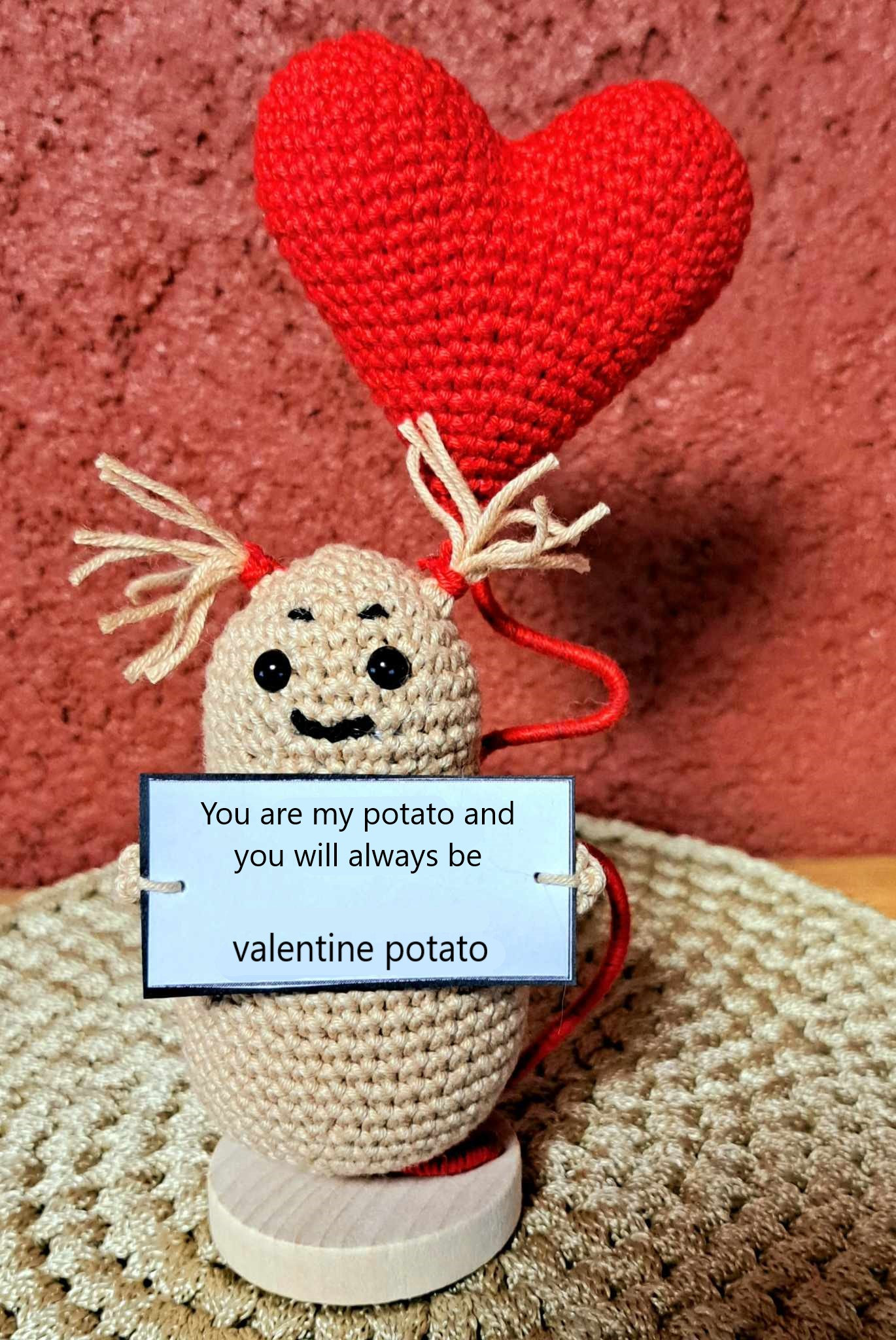 Valentine Potato Crochet Pattern - Etsy