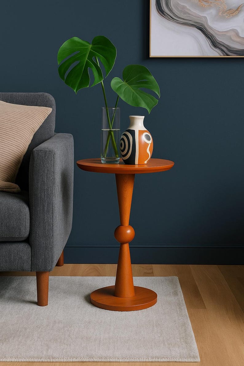 Handmade Wooden Rustic Side Table, Modern Custom Coffee Table ...