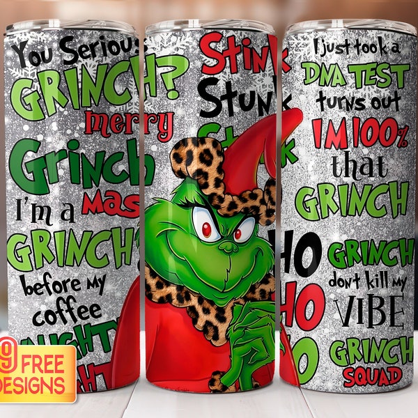 Grinch Png for Sublimation Tumbler - Etsy