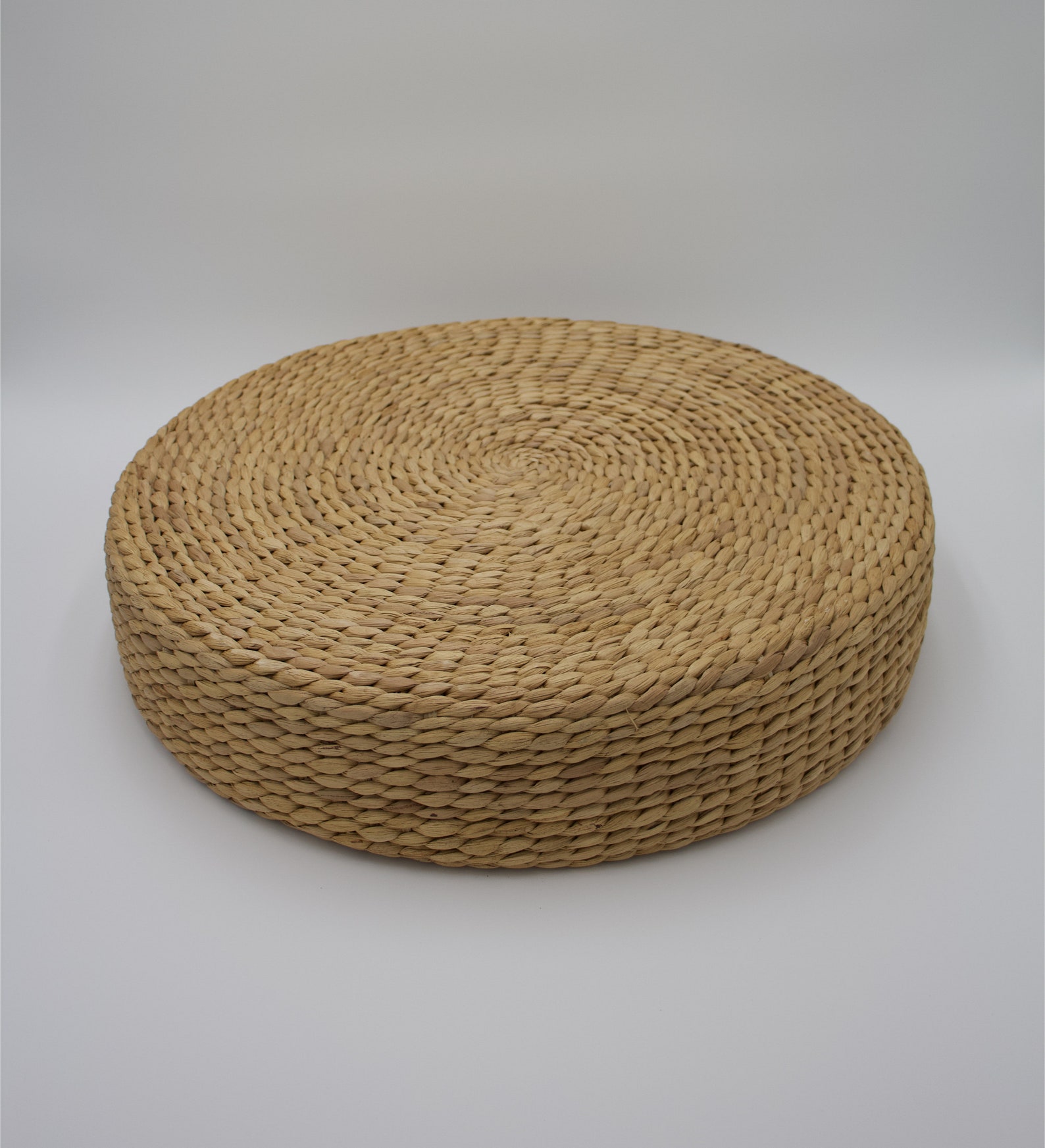 Natural Jute Woven Pouf / Ottoman (handwoven) - Etsy