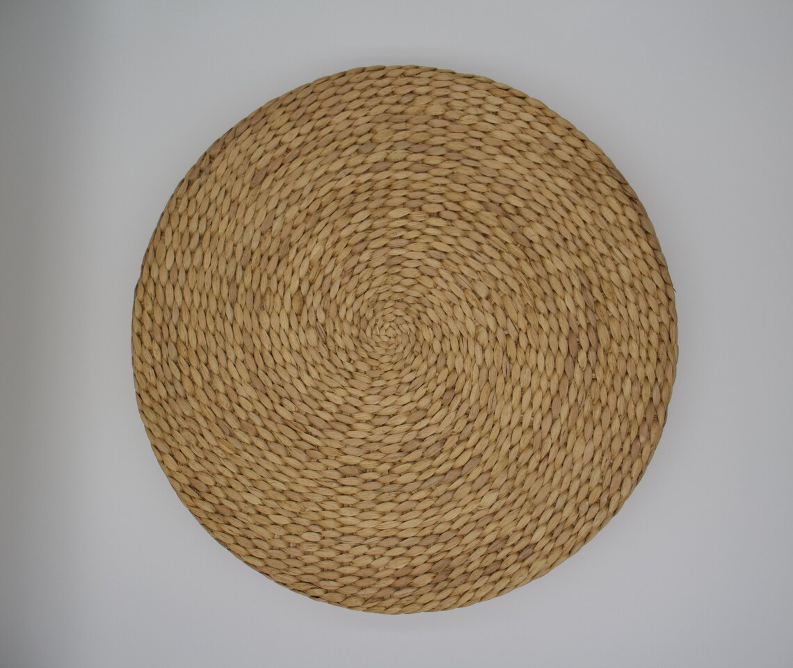 Natural Jute Woven Pouf / Ottoman (handwoven) - Etsy