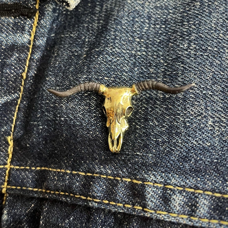 Bull Brooch - Etsy