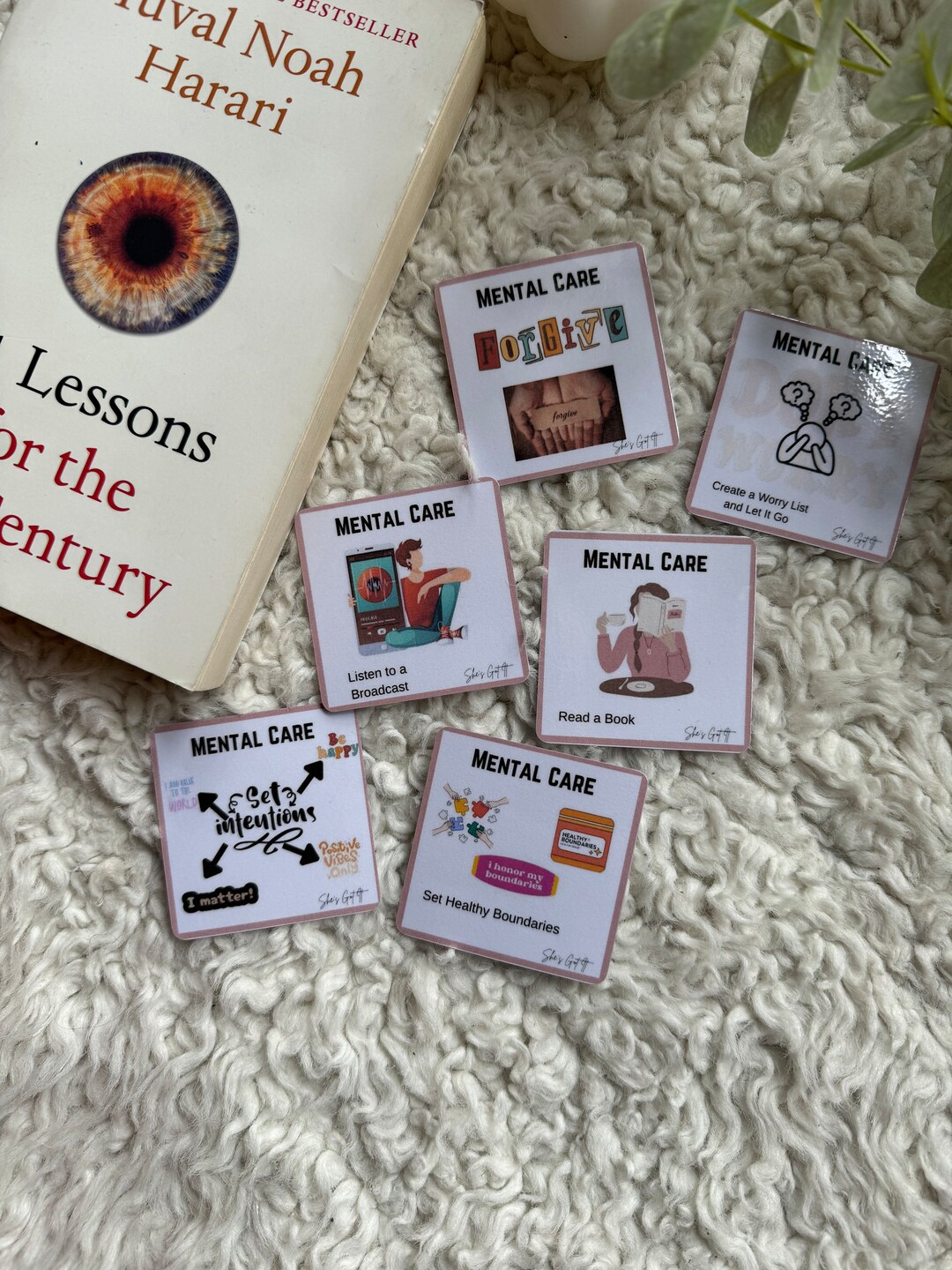 No 1 Original Self-care Mini Cards Mental Care Savings Challenges ...