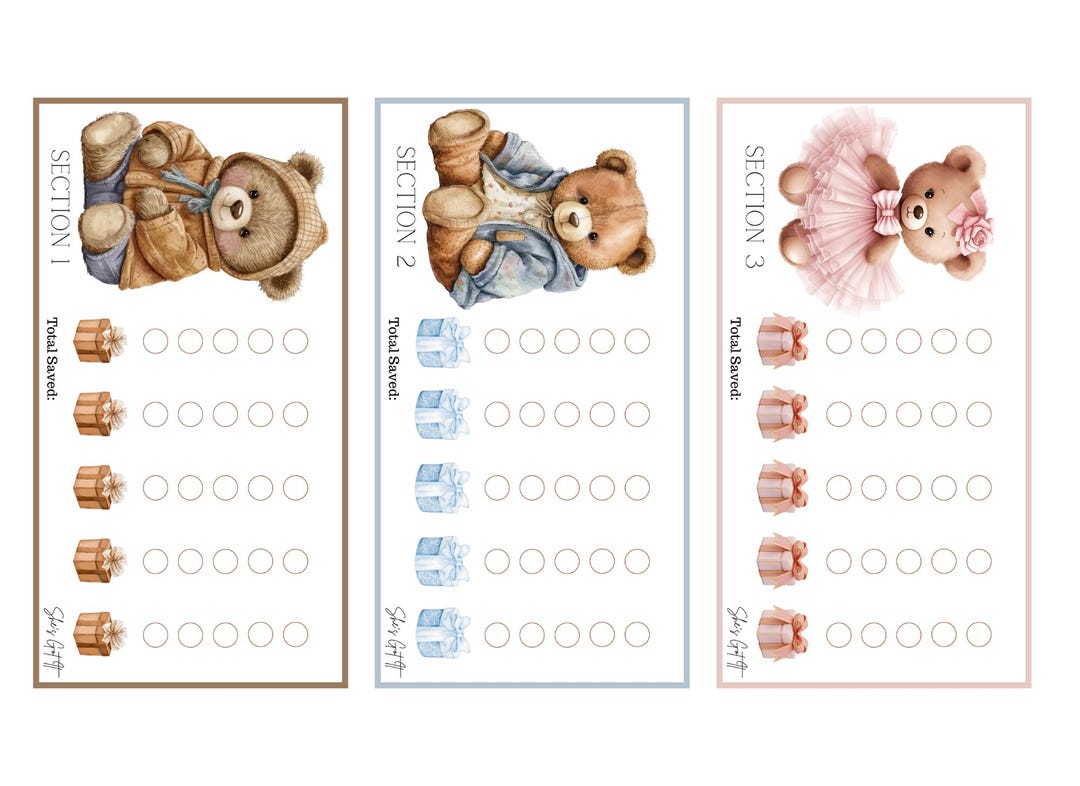 Teddy Bear Saving Challenge Part 1 - Etsy