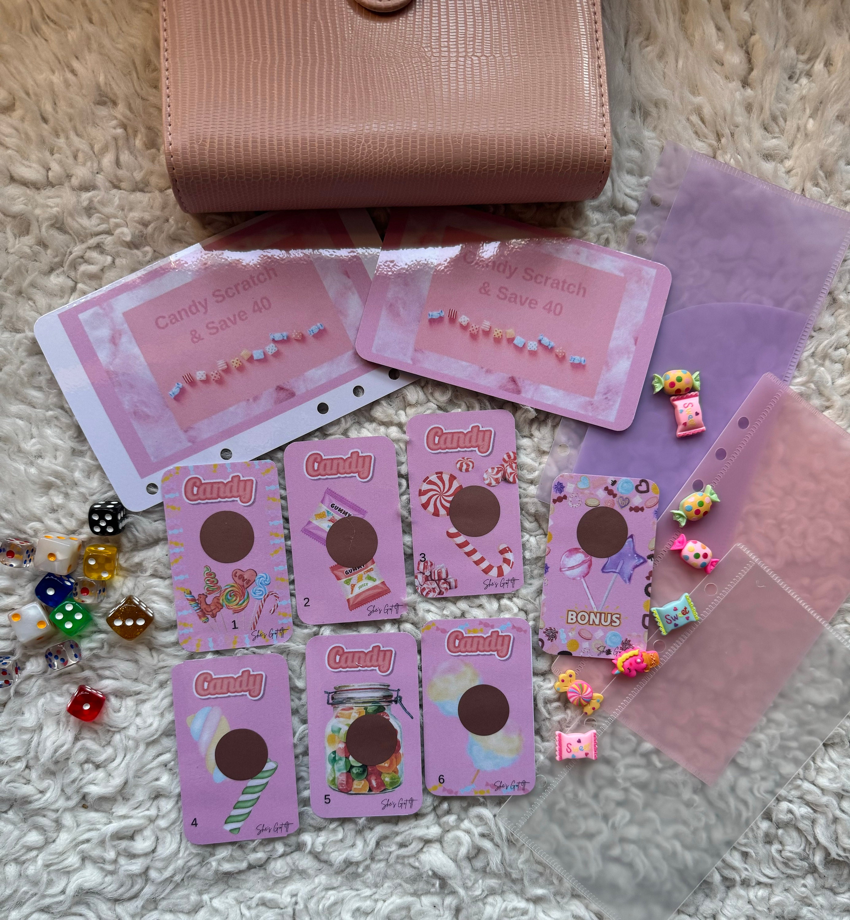 Mini Candy Scratch-off Saving Challenge - Etsy