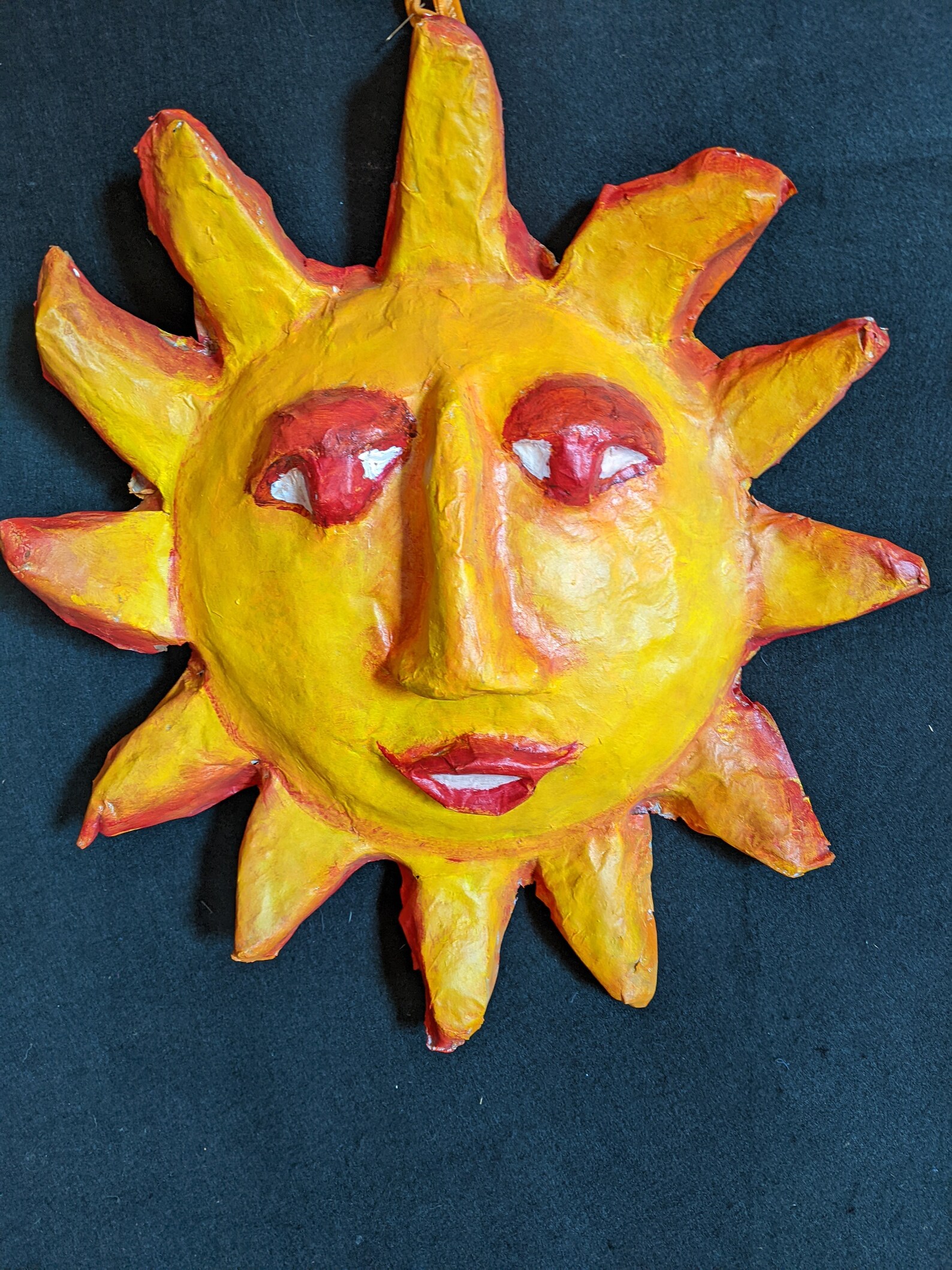 Paper Mache Sun Masks for Wall Hangings - Etsy