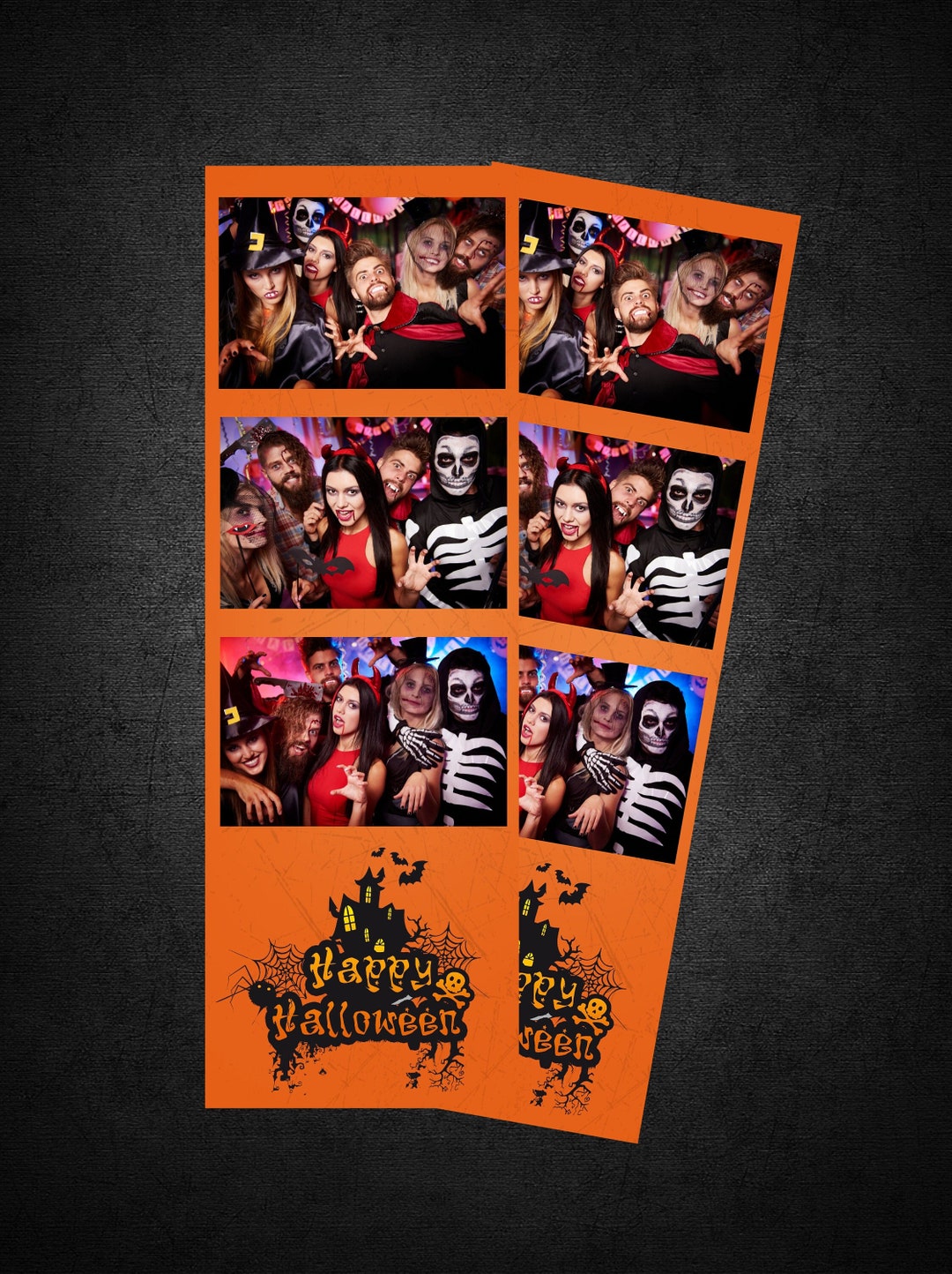 Halloween Photo Booth Template, Photo Booth Template, Photobooth ...