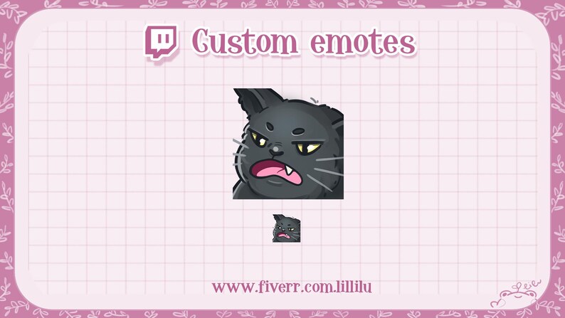 Custom Twitch Emotes | Twitch Emote for Streamer Twitch, Discord ...