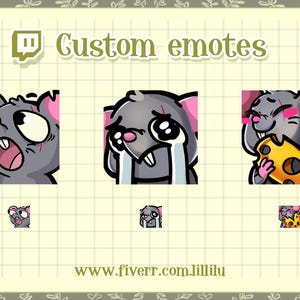 Custom Twitch Emotes | Twitch Emote for Streamer Twitch, Discord ...