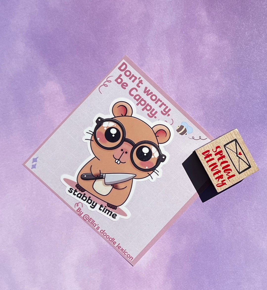 Cappy Stickerdie Cut Stickersticker Flakecapy Baracapybara ...