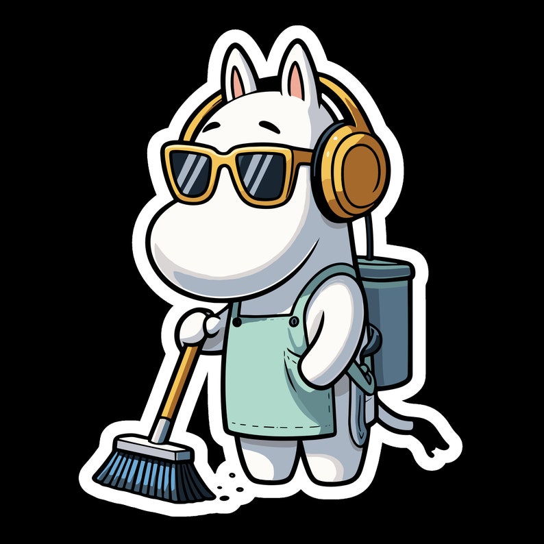 Moomin Cartoon Stickerseparate Stickerone PNG Sticker Cartoonsticker ...