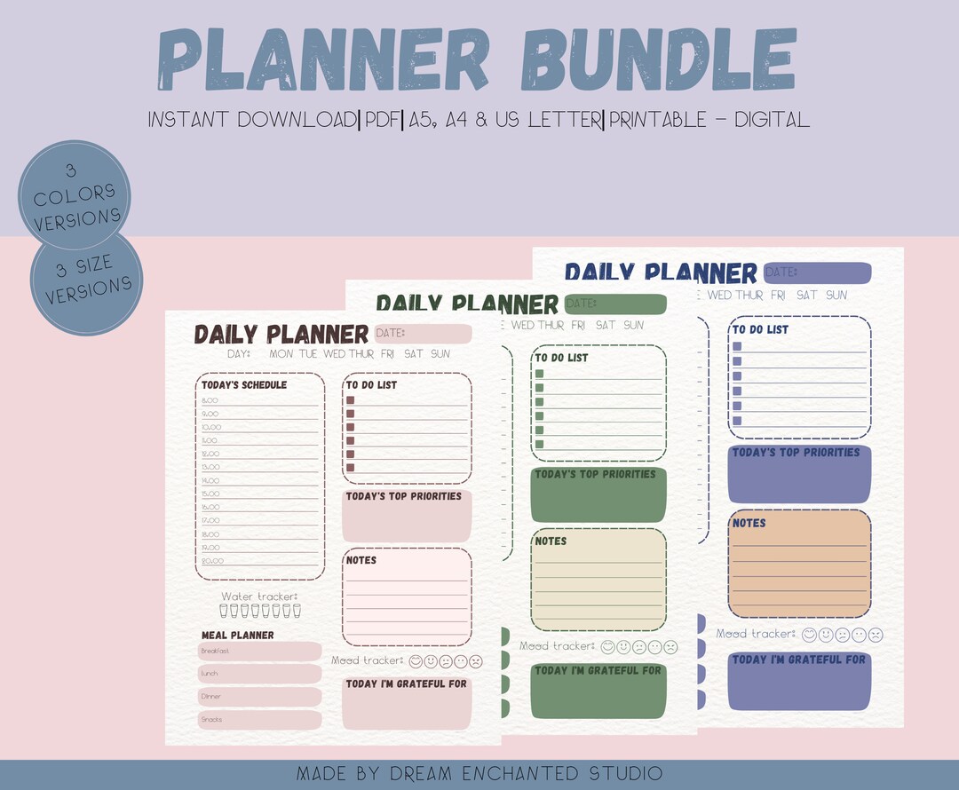 Ultimate Planner Bundledaily-plannerweekly Planne Rgrocery Listbudget ...
