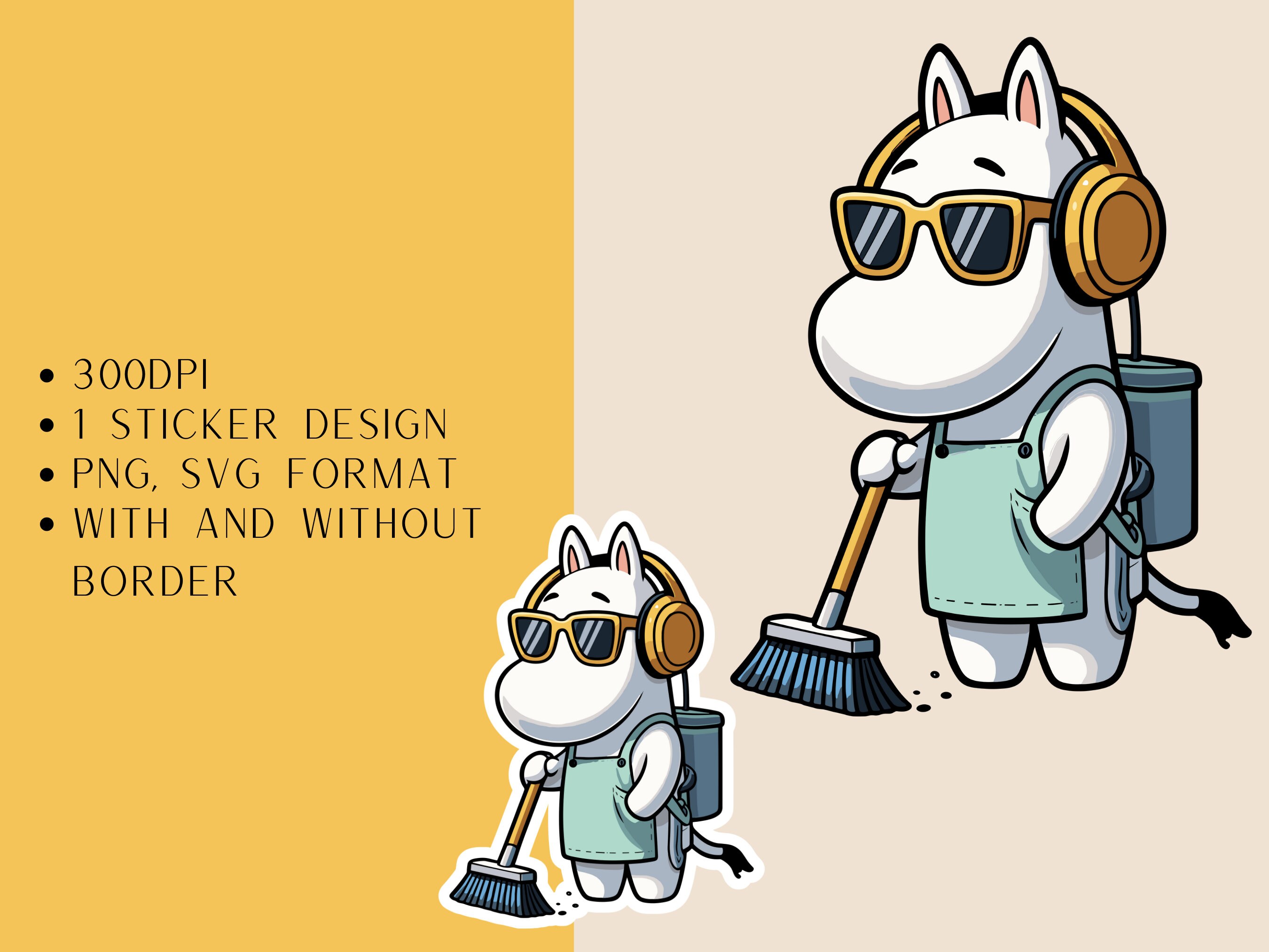 Moomin Cartoon Stickerseparate Stickerone PNG Sticker Cartoonsticker ...