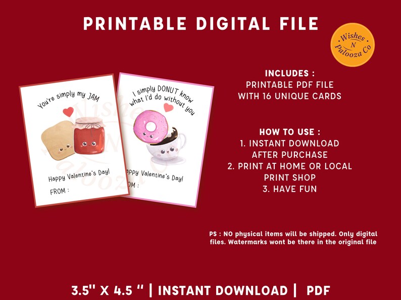 Cute Food Pun Valentine's Day Cards, Valentine's Day Cards for Kids ...