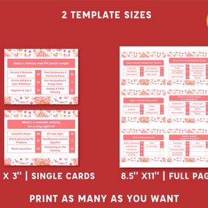Printable Valentine's Day Feud Game Valentine's Day Family Friendly ...
