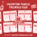 Printable Valentine's Day Feud Game Valentine's Day Family Friendly ...