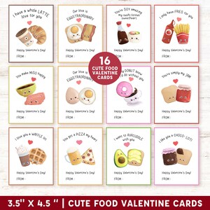 Cute Food Pun Valentine's Day Cards, Valentine's Day Cards for Kids ...