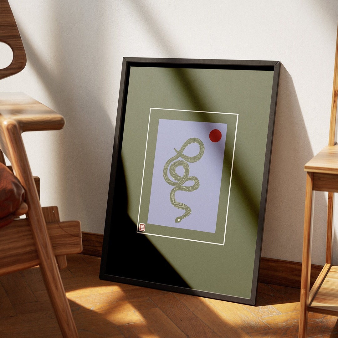 Snake Poster - Etsy