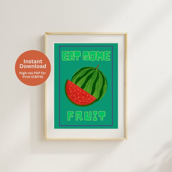 Watermelon Poster - Etsy