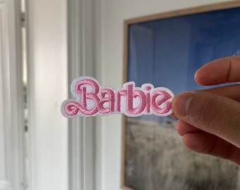 IRON ON Patch-barbie Logo Inspired-iron on - Etsy
