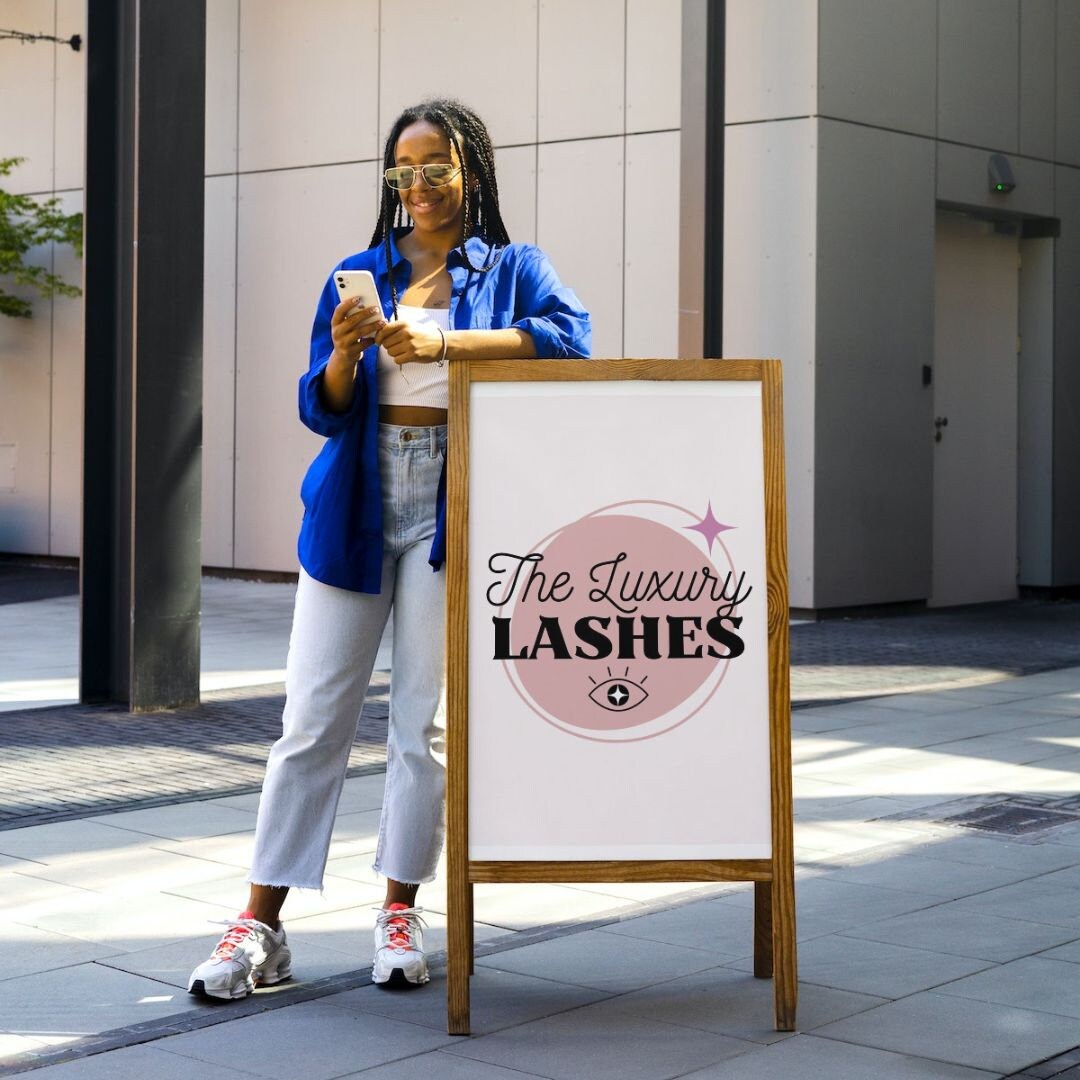 Premade Logo, Lash Logo, DIY Logo Maker, Logo Creation Custom, Lash ...