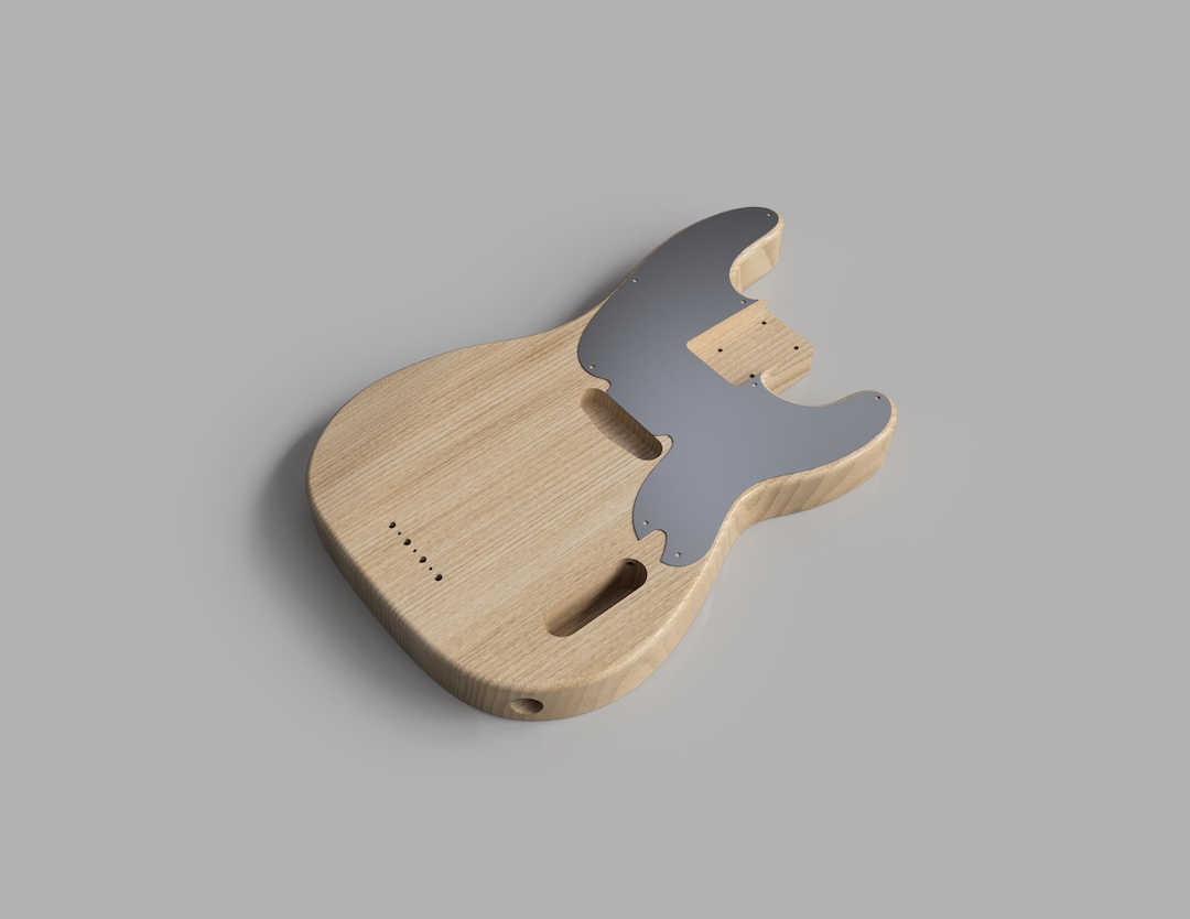 Fender Precision Bass 1951 3D Files 1:1 Scale | CNC Files | Guitar Plan ...