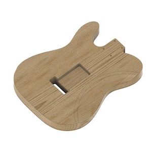 Fender Telecaster Modified Guitar Body 3D CAD Files 1:1 Scale | CNC ...