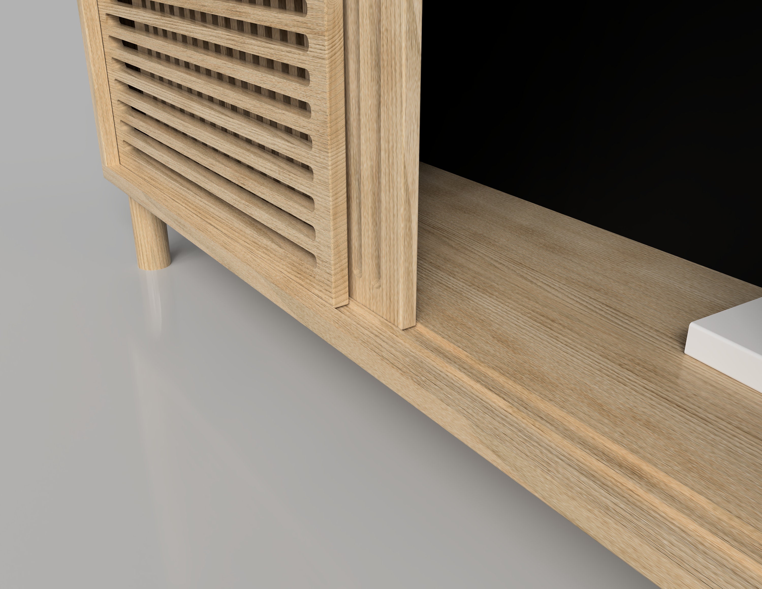 Dresser 3D CAD Files 1:1 Scale | CNC Furniture Plan | Plywood Hardwood ...