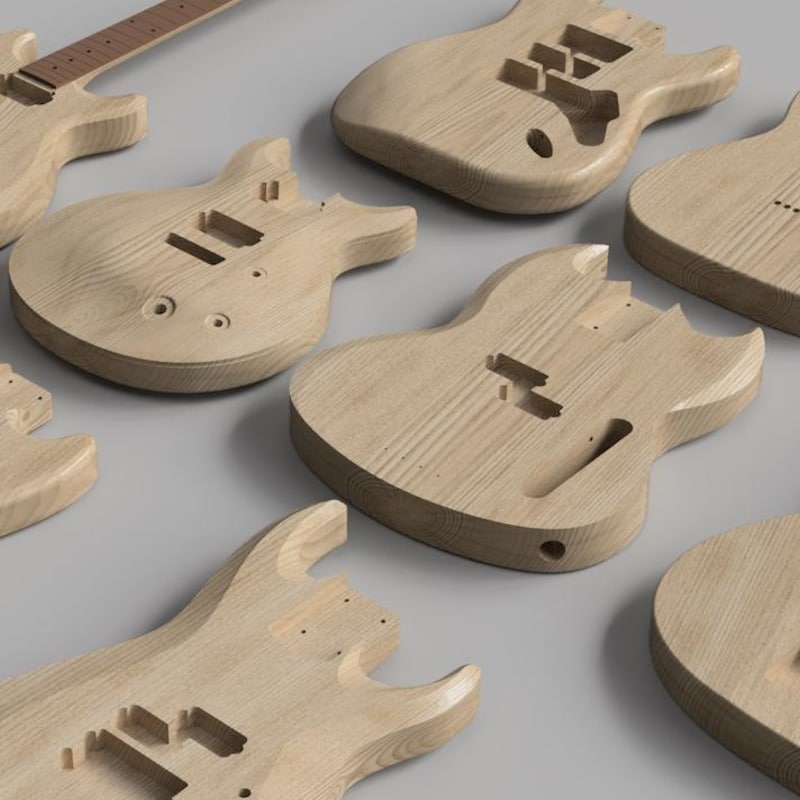 Guitar Papercraft Kit - Etsy UK