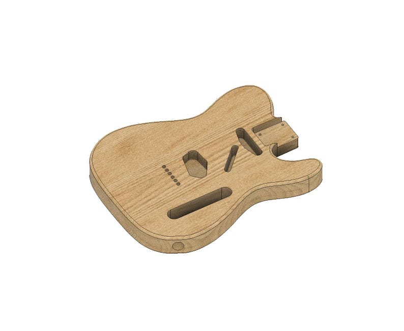 Fender Telecaster | CNC Files | Guitar Plan | 3D Printing - Etsy