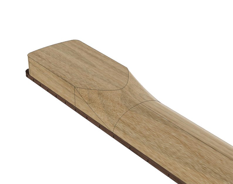 Fender Stratocaster Guitar Neck 3D CAD Files: CNC Plan (digital ...